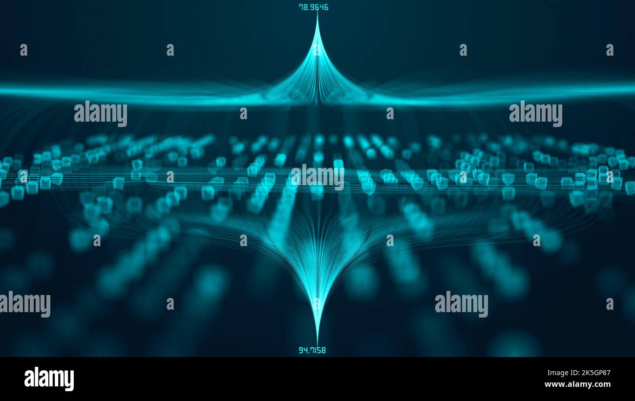 Blockchain technology, Illustration Stock Photo - Alamy