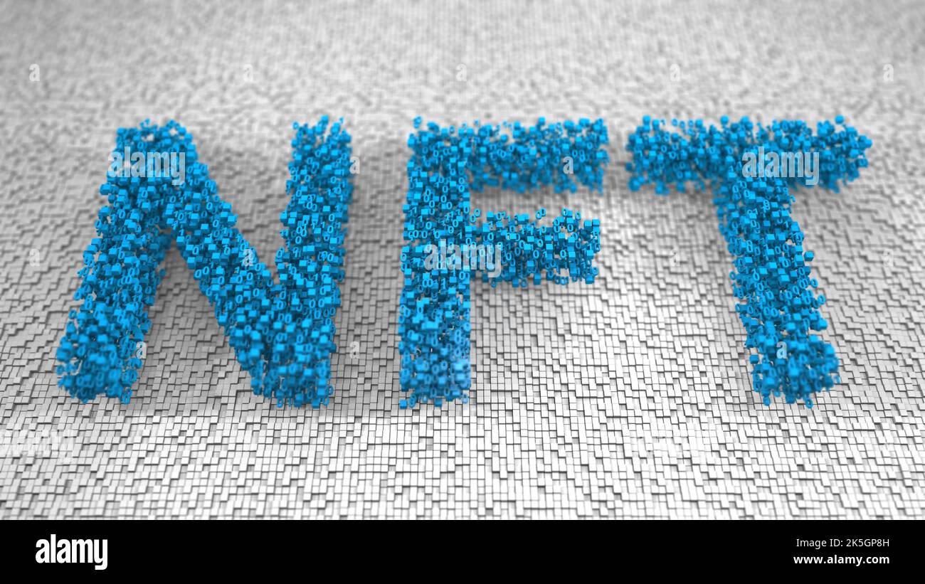 Non-fungible tokens (NFT), Illustration Stock Photo - Alamy Non-fungible tokens (NFT), Illustration Stock Photo - Alamy
