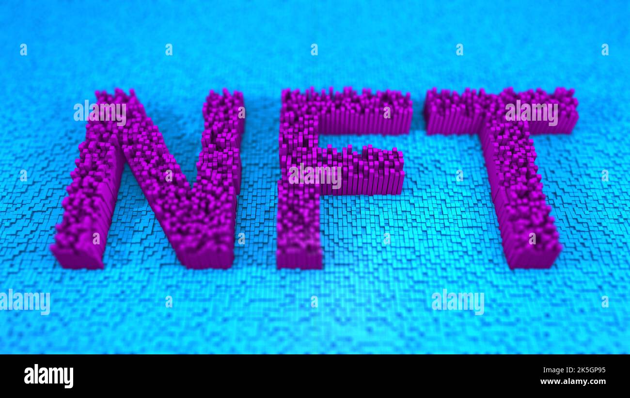 Non-fungible tokens (NFT), Illustration Stock Photo - Alamy Non-fungible tokens (NFT), Illustration Stock Photo - Alamy