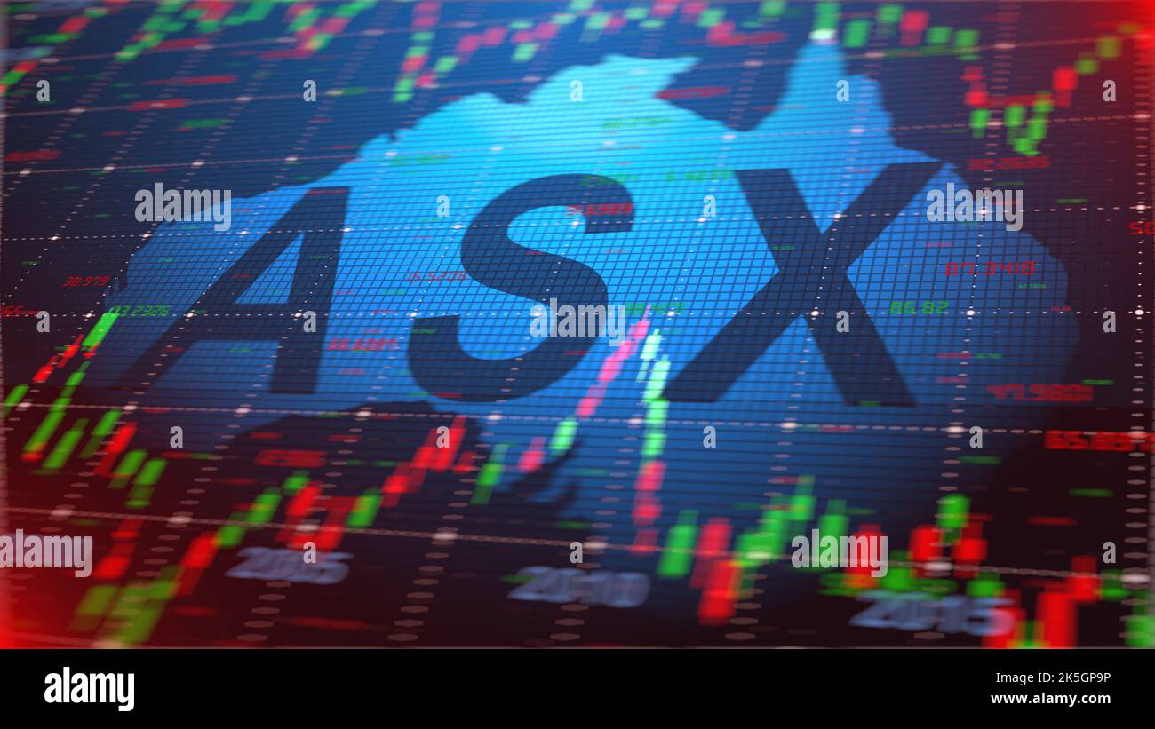 Australian Securities Exchange, illustration Stock Photo - Alamy