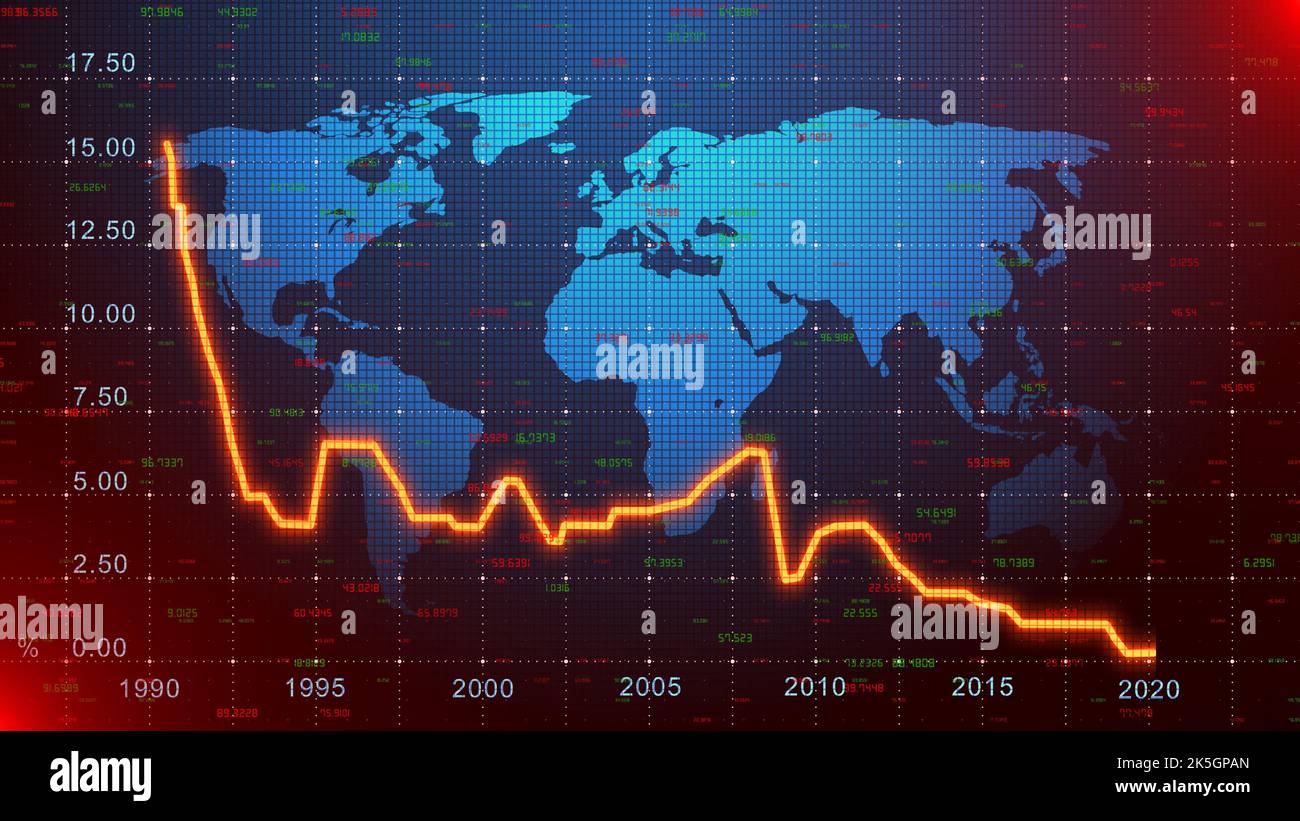 Global interest rates, illustration Stock Photo - Alamy