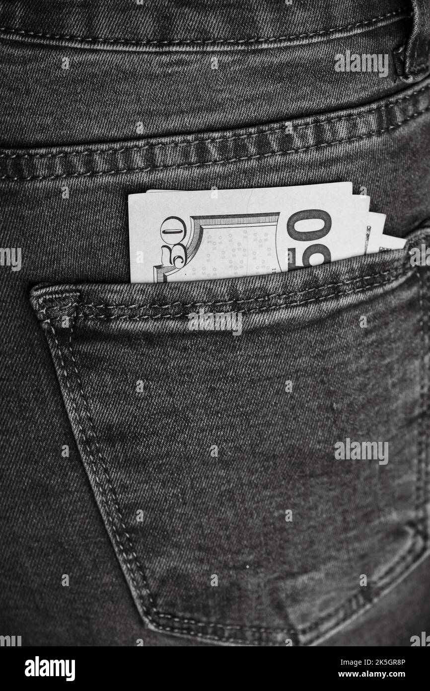 US dollar bills. American economy inflation and devaluation Stock Photo ...