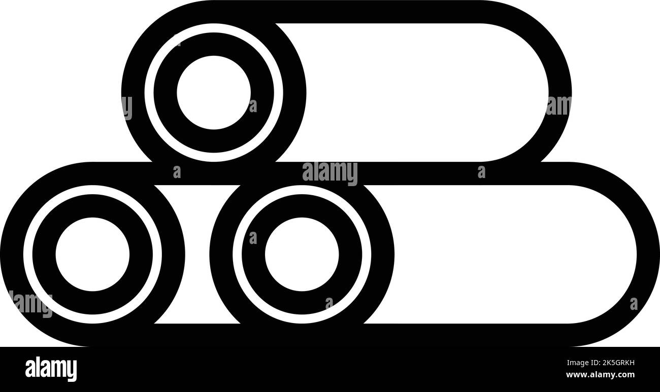 Bitumen roll icon outline vector. Roof repair. Top fixing Stock Vector ...