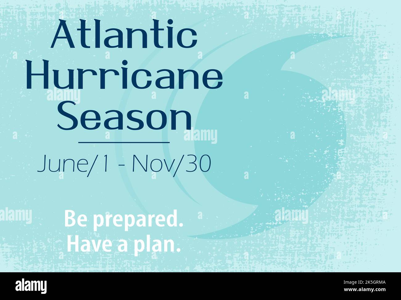 An atlantic hurricane season sign with grunge texture Stock Vector ...