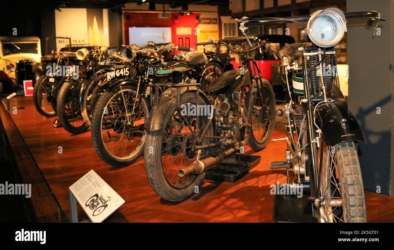 British motor museum bikes hi-res stock photography and images - Alamy
