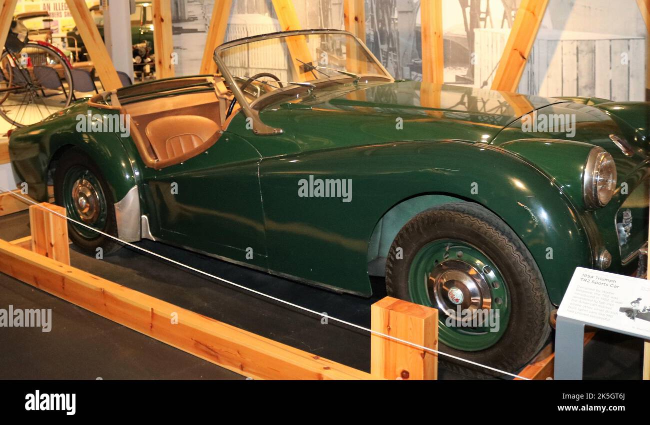 1954 Triumph TR2 Stock Photo - Alamy