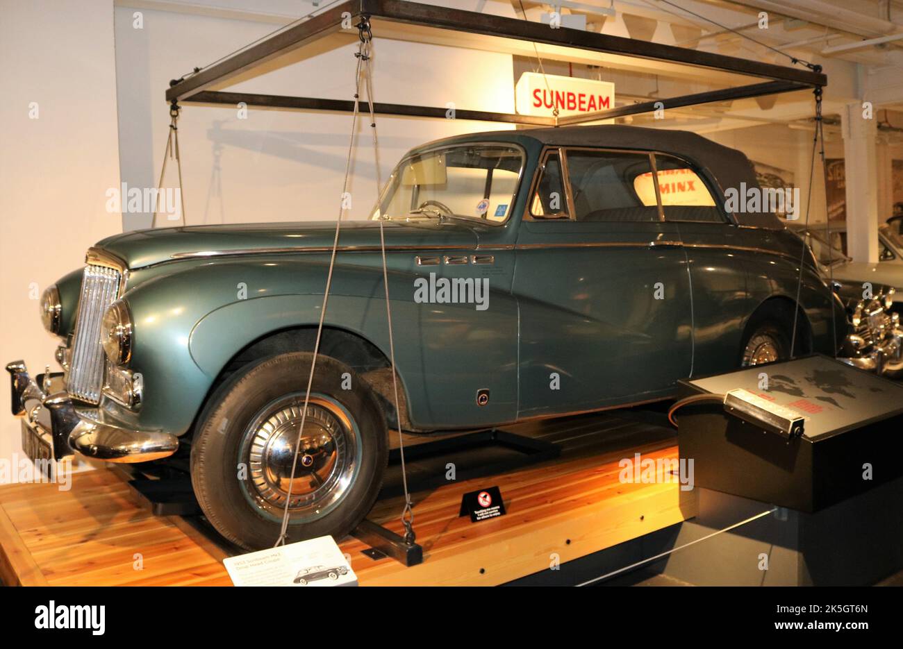 Sunbeam Mk 3 Drop Head Coupe 1953 Stock Photo - Alamy