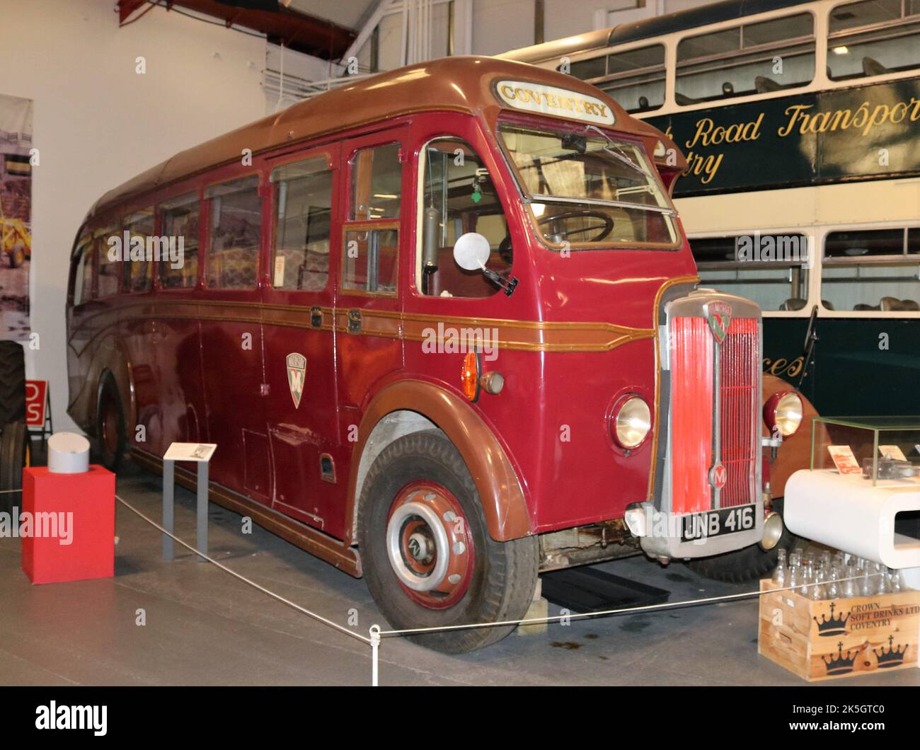 Maudslay Marathon Mark II coach rare Trans-United C33F bodywork and a ...