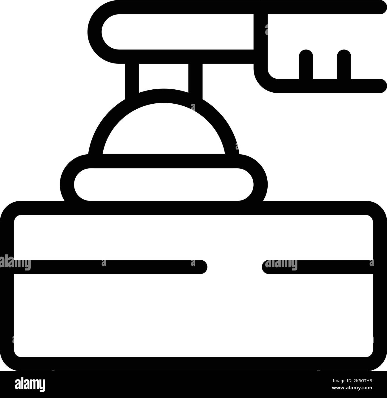 Floor installation icon outline vector. Wood tile. Home interior Stock ...