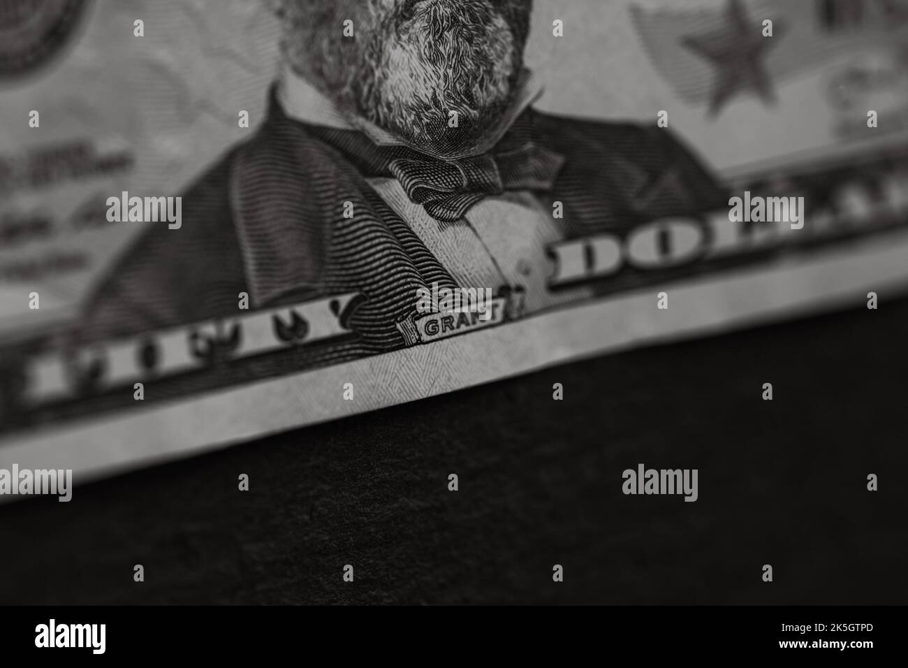 US dollar bills. American economy inflation and devaluation Stock Photo ...