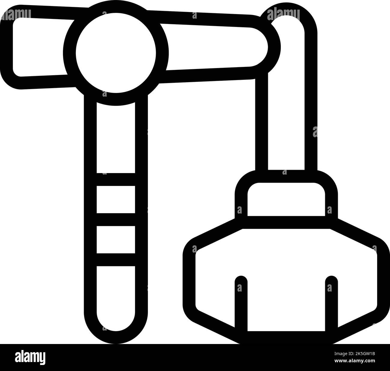 Rock equipment icon outline vector. Gold mine. Coal stone Stock Vector ...