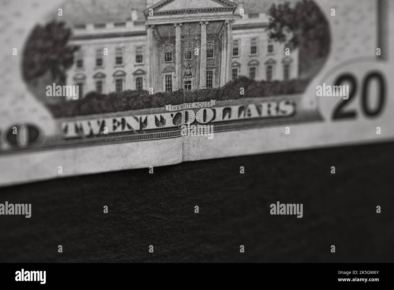 US dollar bills. American economy inflation and devaluation Stock Photo ...
