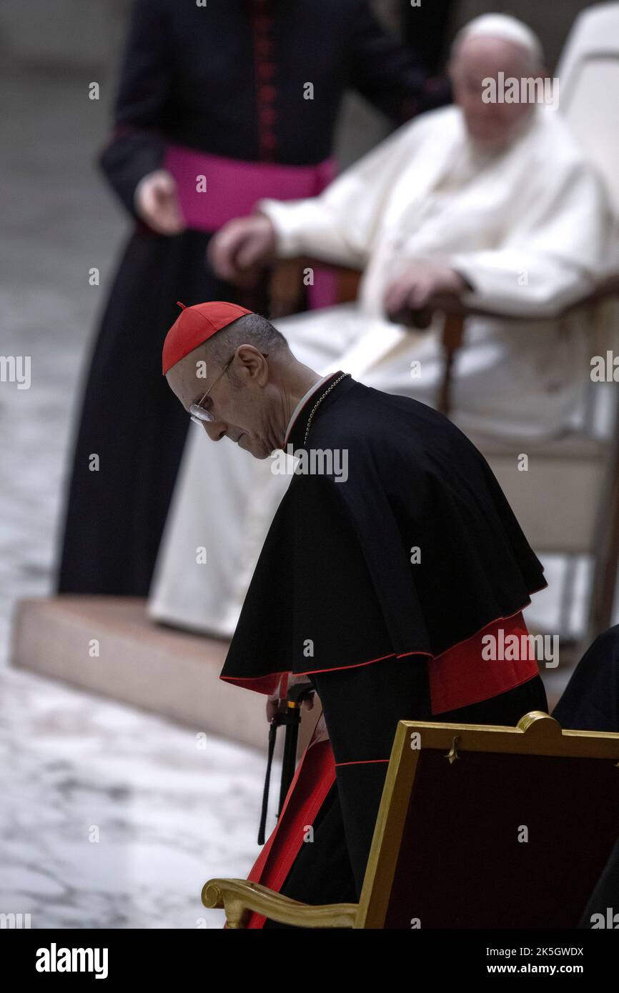 Vatican city, Vatican, 8 october 2022. Cardinal Tarcisio Bertone ...