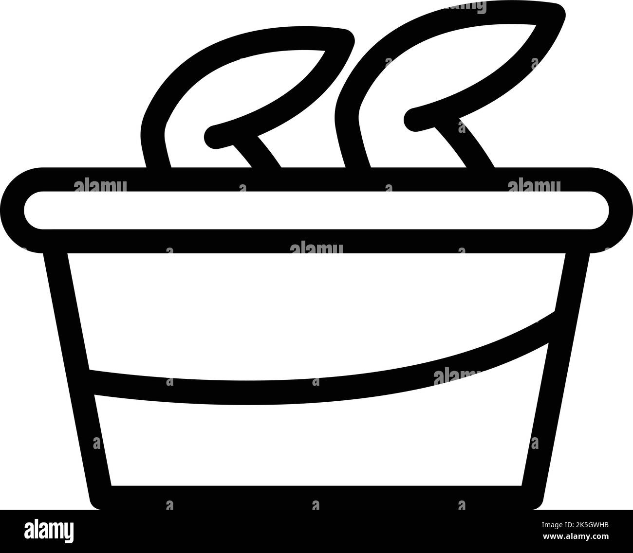 Menu food icon outline vector. Crispy food. Fry chicken Stock Vector ...