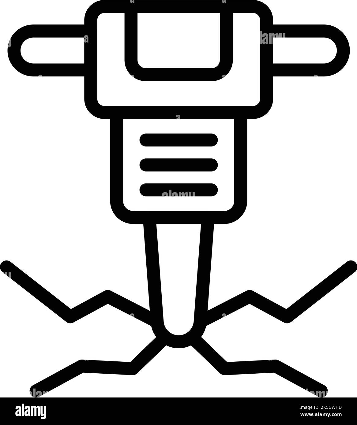 Quarry drill miner Stock Vector Images - Alamy