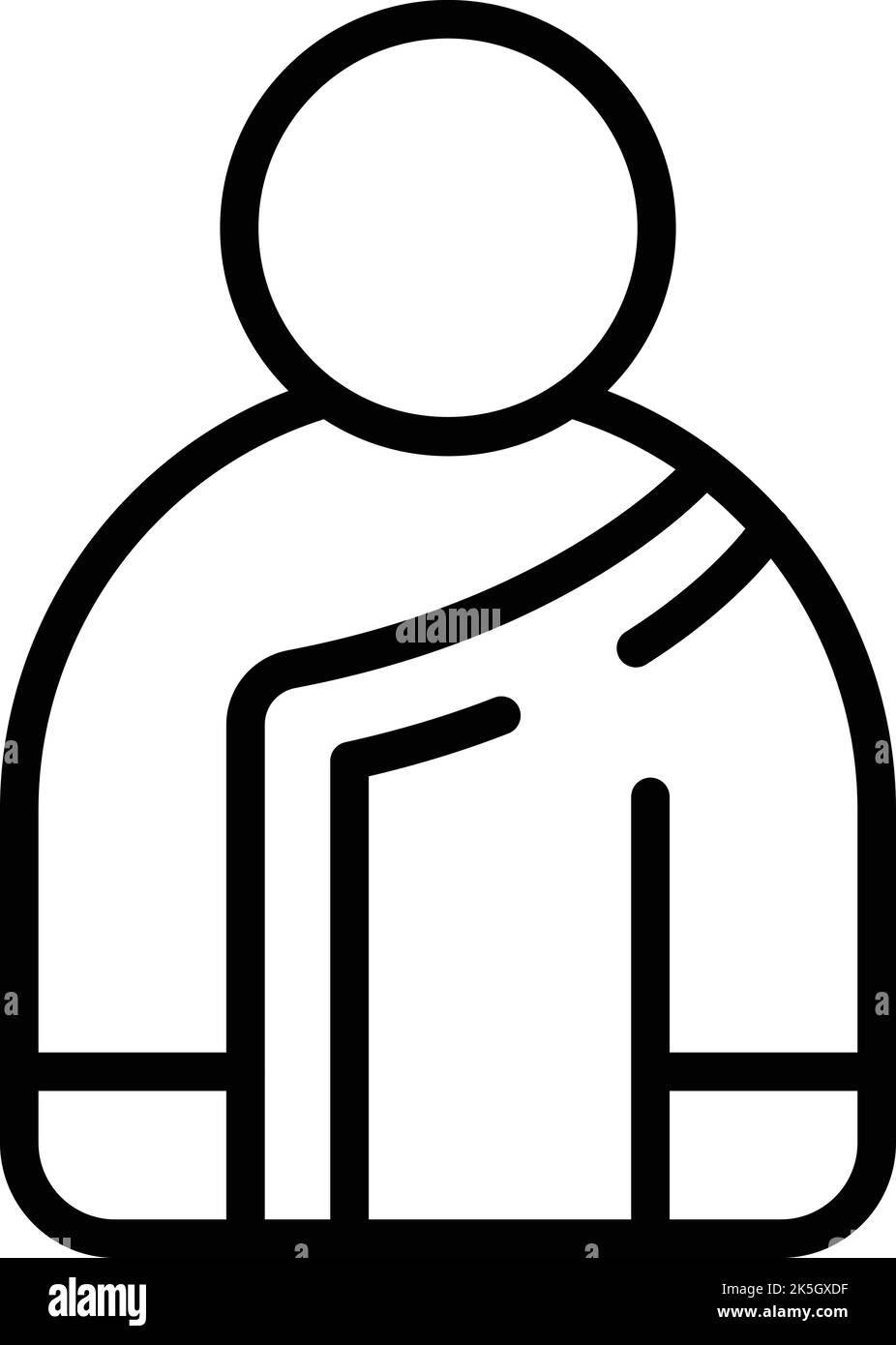 Myanmar man icon outline vector. Culture day. People national Stock ...