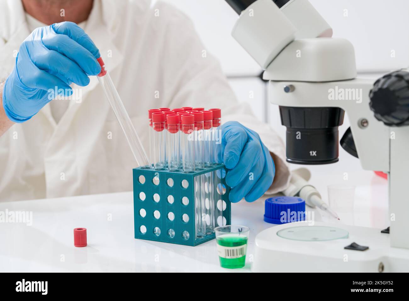 Scientific experiment in the laboratory of biological chemistry. Biochemistry, biophysics, and ...
