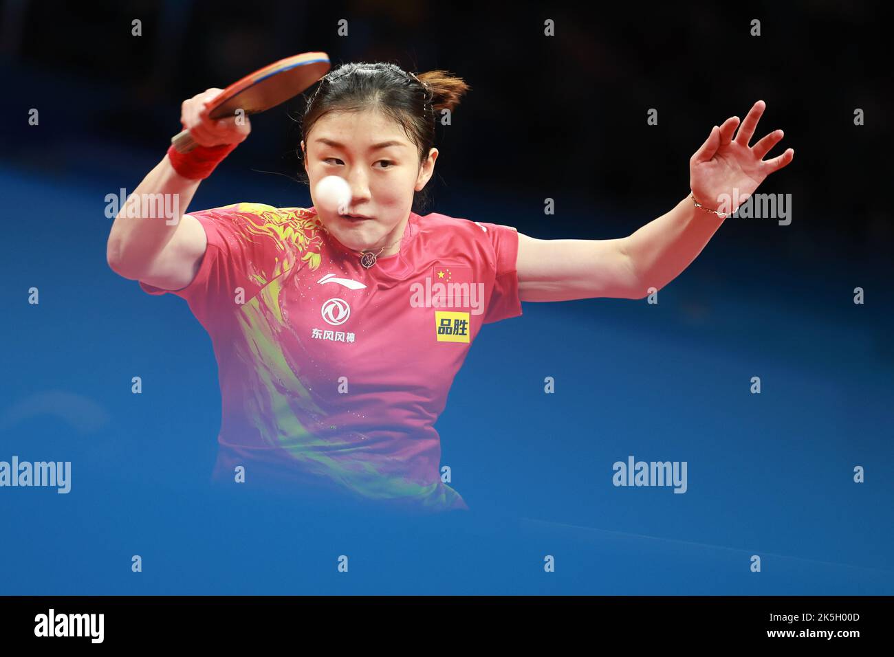 Chengdu, China's Sichuan Province. 8th Oct, 2022. Chen Meng of China ...