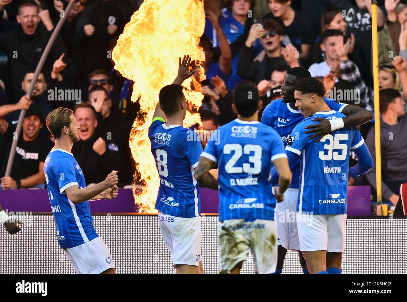 Onuachu genk kortrijk 2022 october hi-res stock photography and images ...