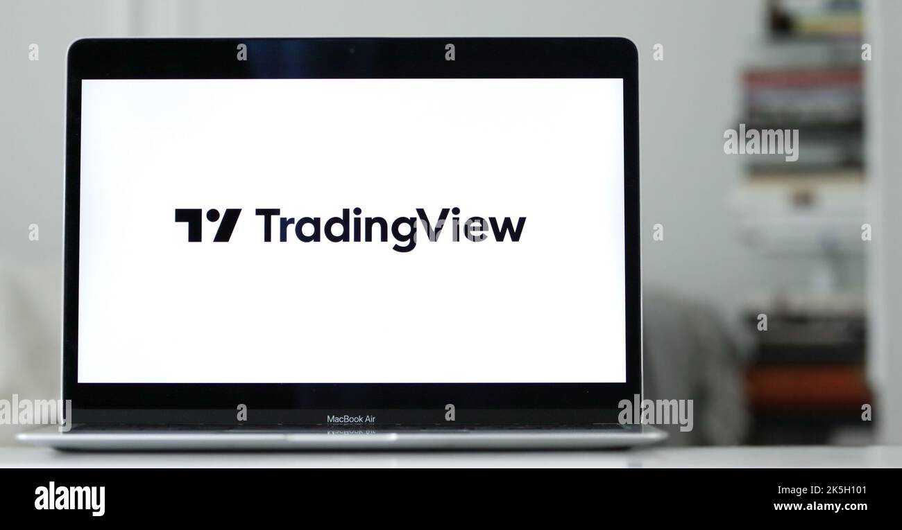 The logo of TradingView, a social network and analytics platform for ...
