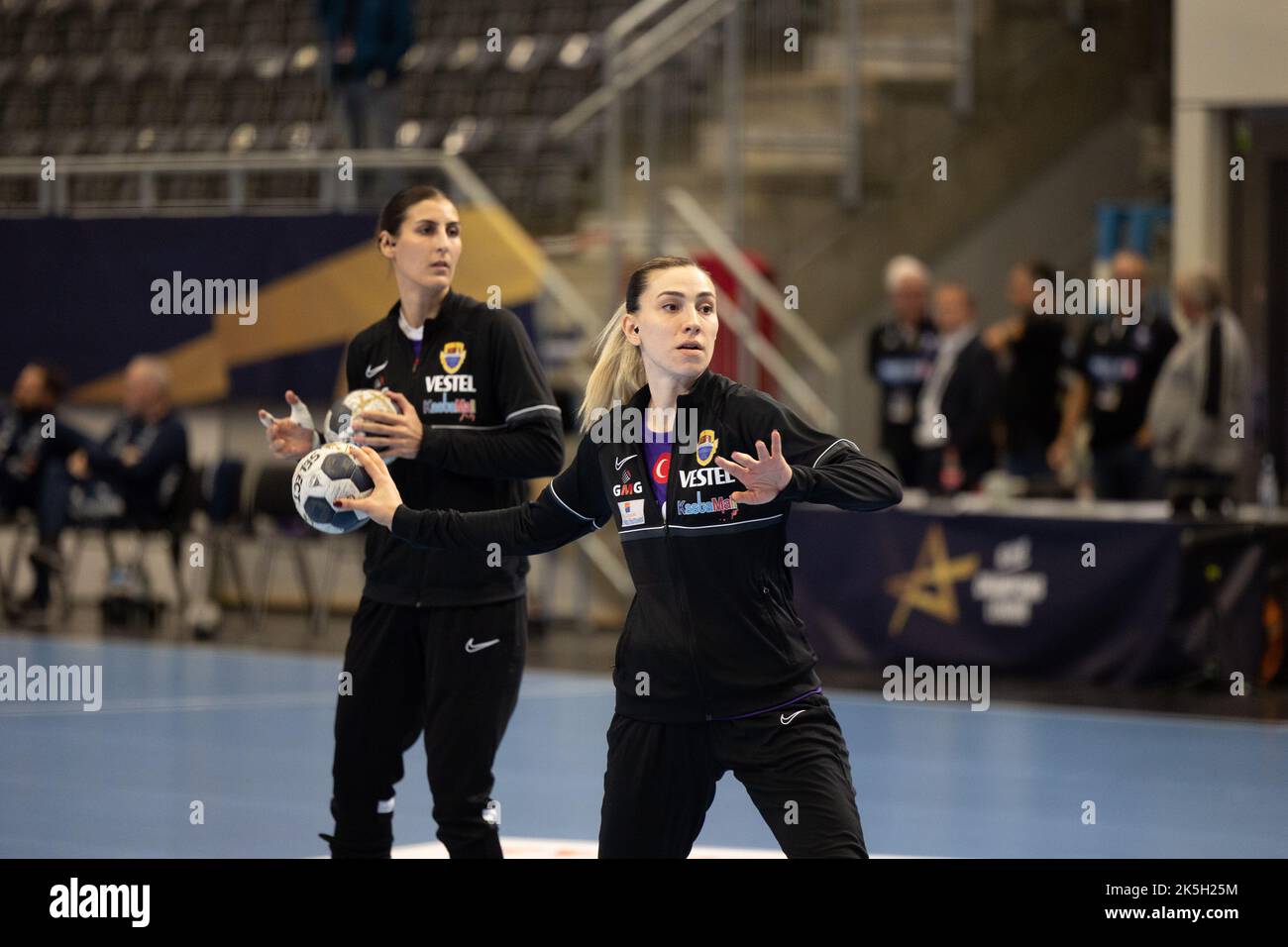 October 8, 2022, Hamar, Innlandet, Norway: Hamar, Norway, October 8th 2022: Warm-up before the ...