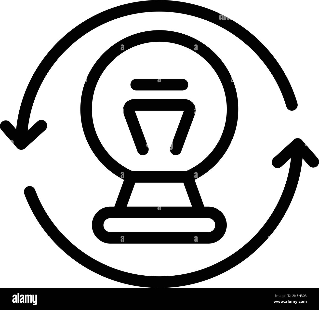 Recharge energy icon outline vector. Office meeting. Business team ...