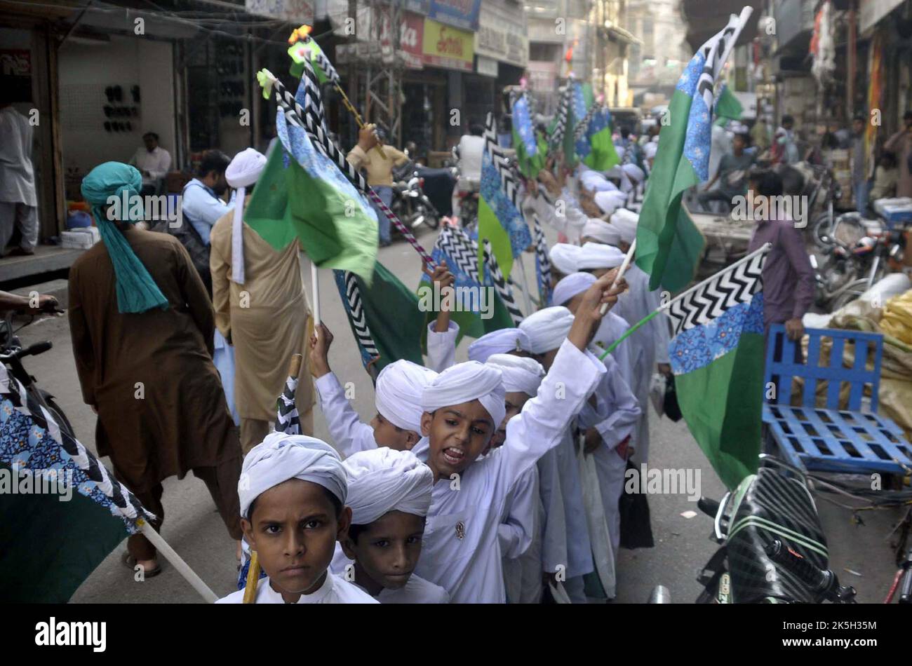 Sunni Muslims are holding Jashan-e- Eid Milad- un- Nabi (SAW) rally in ...