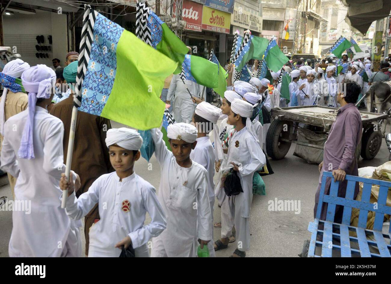 Sunni Muslims are holding Jashan-e- Eid Milad- un- Nabi (SAW) rally in ...
