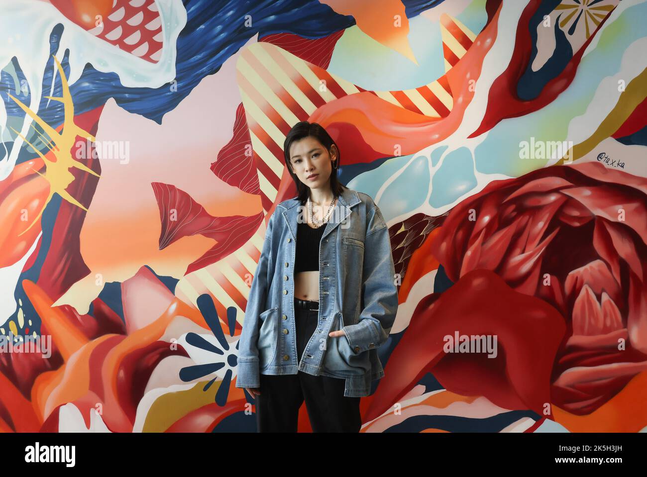 Hong Kong singer and songwriter Panther Chan, at Warner Music in ...