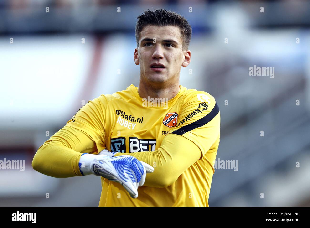 VOLENDAM - FC Volendam goalkeeper Filip Stankovic during the Dutch ...