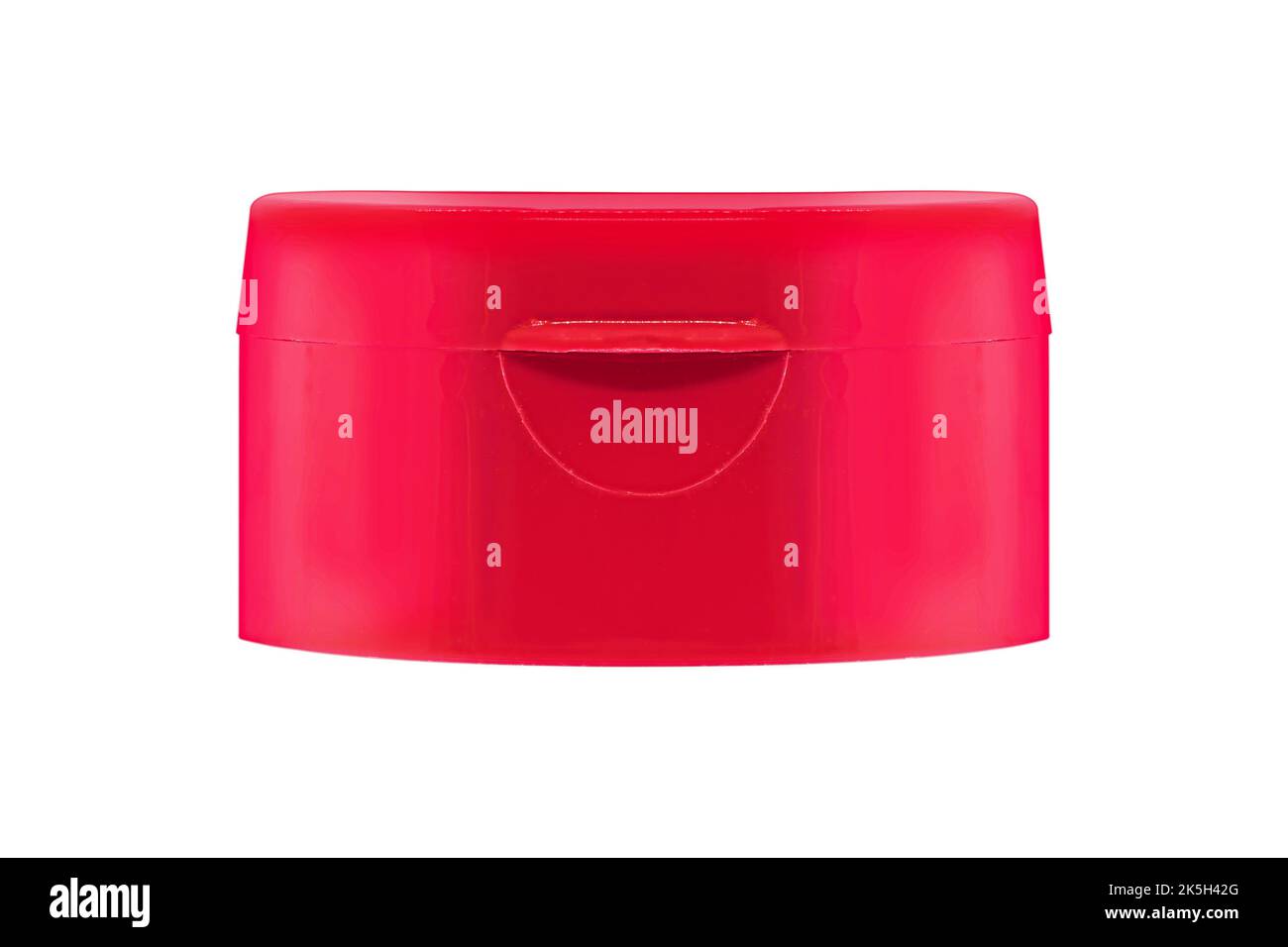 Red Lid locked isolated for mockup Stock Photo - Alamy