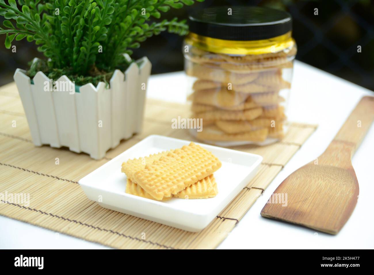 Traditional malay cookies for eid festive biskut samperit decoration ...