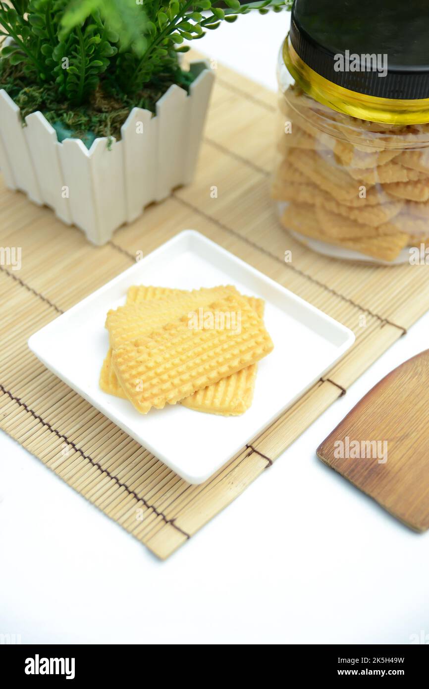 Traditional malay cookies for eid festive biskut samperit decoration ...