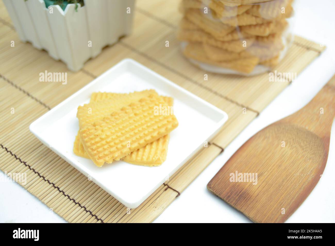 Traditional malay cookies for eid festive biskut samperit decoration ...