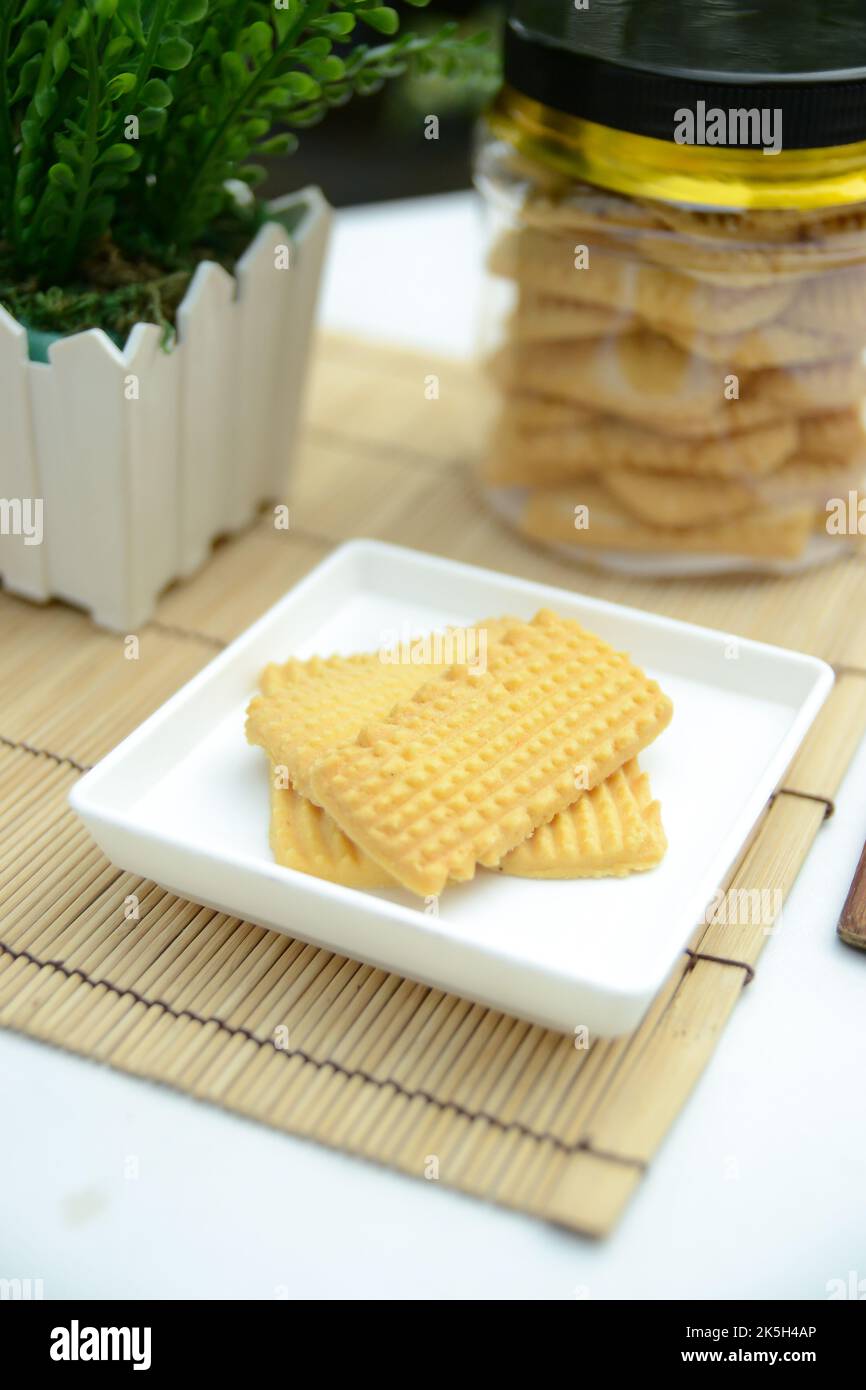 Traditional malay cookies for eid festive biskut samperit decoration ...