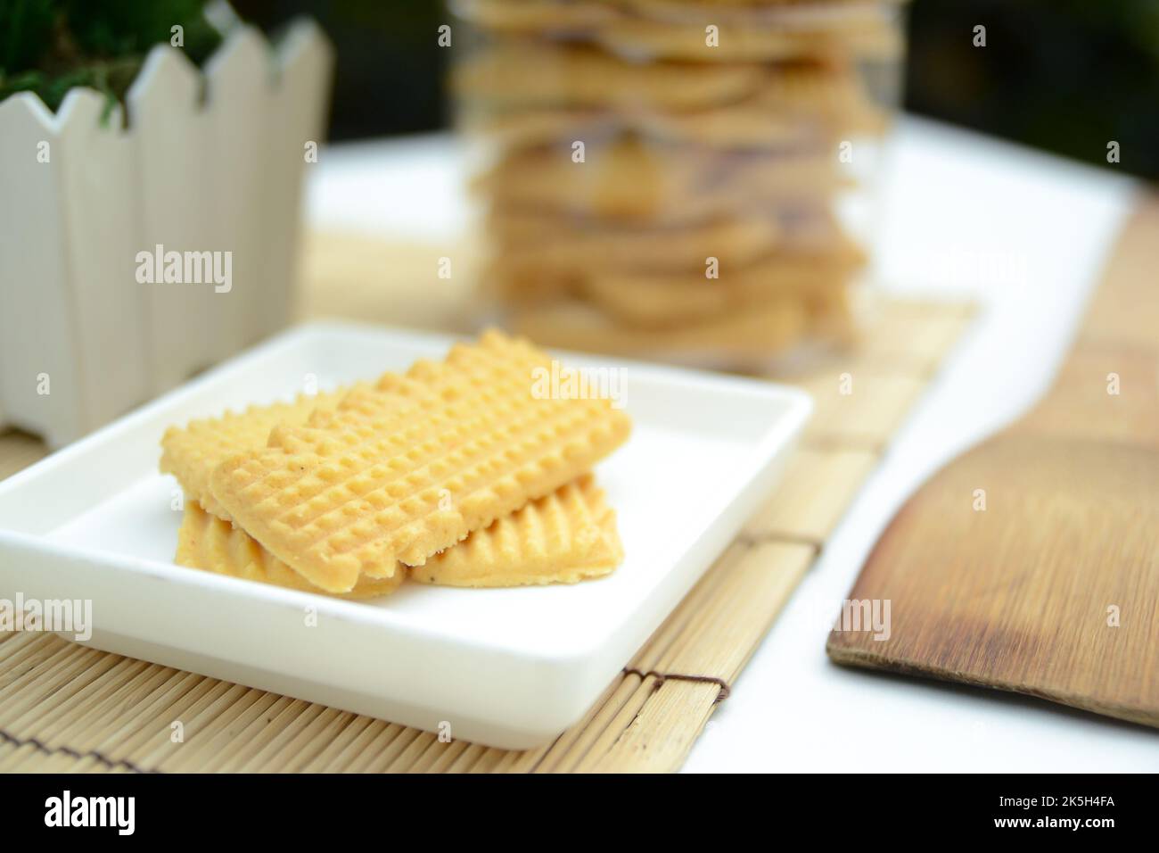 Traditional malay cookies for eid festive biskut samperit decoration ...