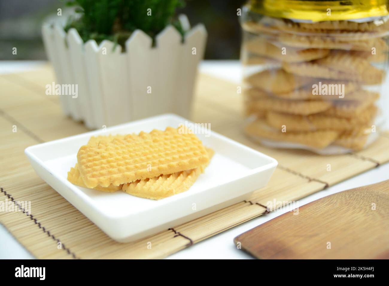 Traditional malay cookies for eid festive biskut samperit decoration ...