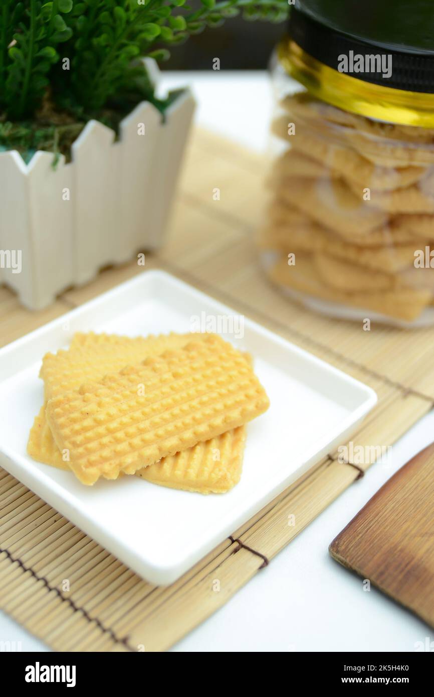 Traditional malay cookies for eid festive biskut samperit decoration ...