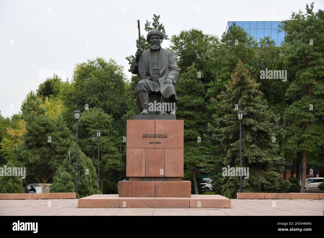Bishkek, Kyrgyzstan - Sept 12, 2022: Monument to Toktogul Satylganov ...