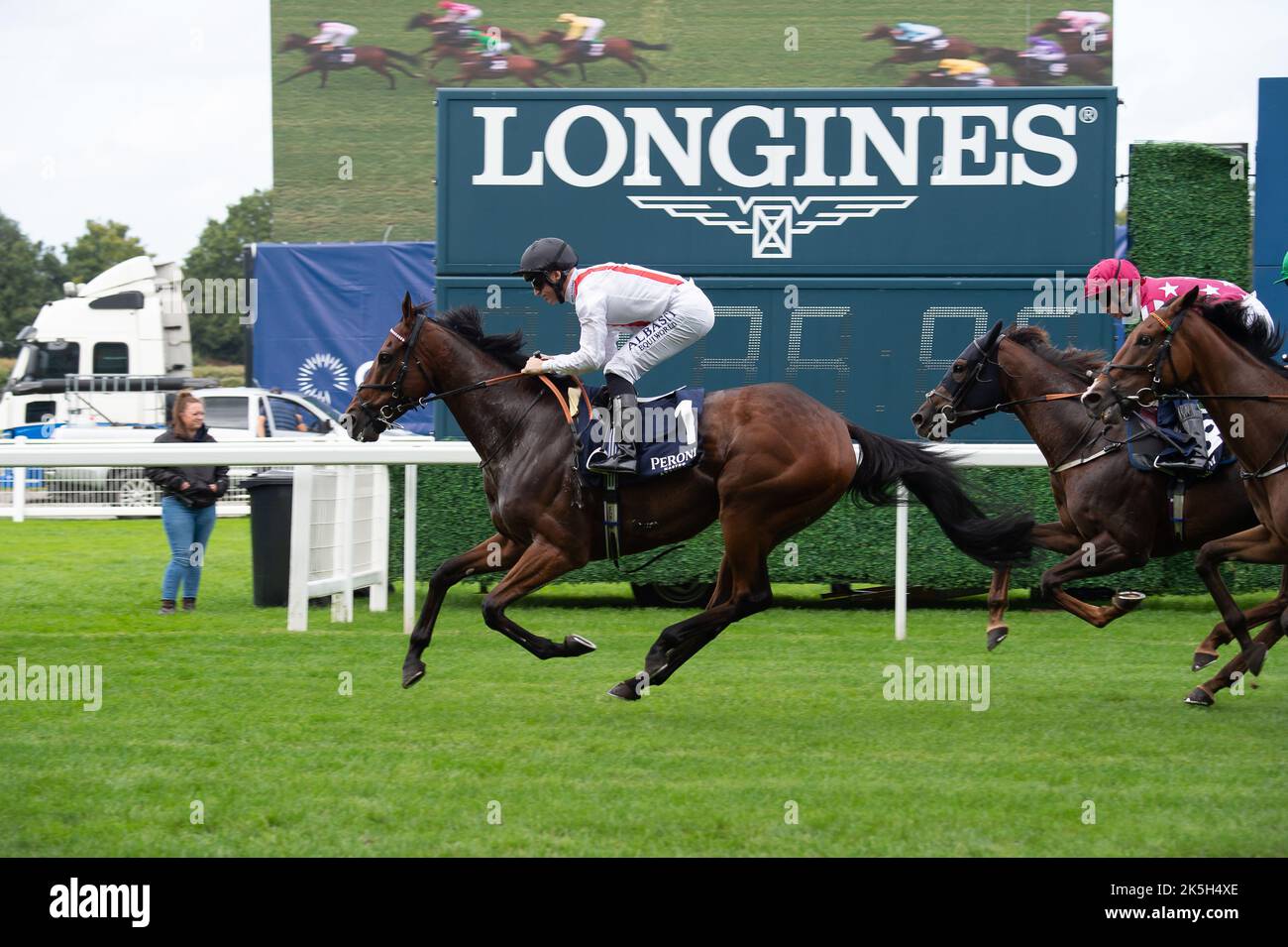 Ascot, Berkshire, UK. 1st October, 2022. Horse Hamish ridden by jockey ...