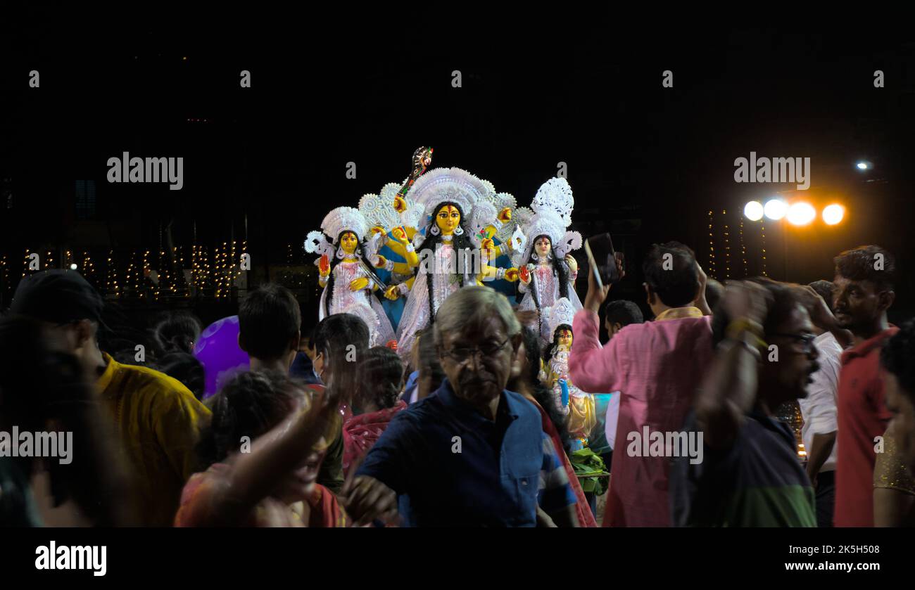 Durga puja Vijayadashami, also known as Dussehra, Dasara Stock Photo ...