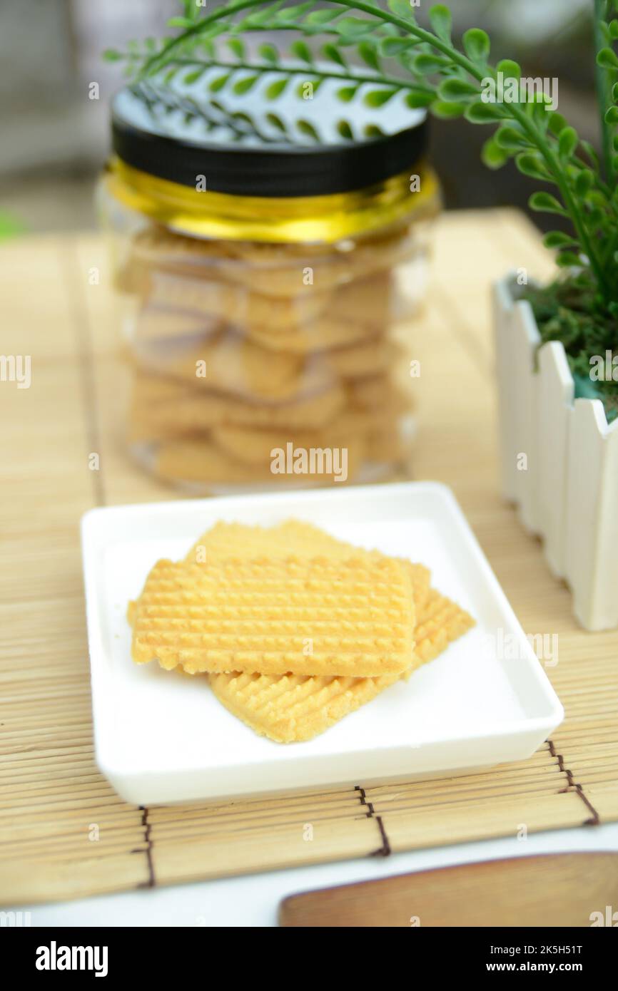 Traditional malay cookies for eid festive biskut samperit decoration ...