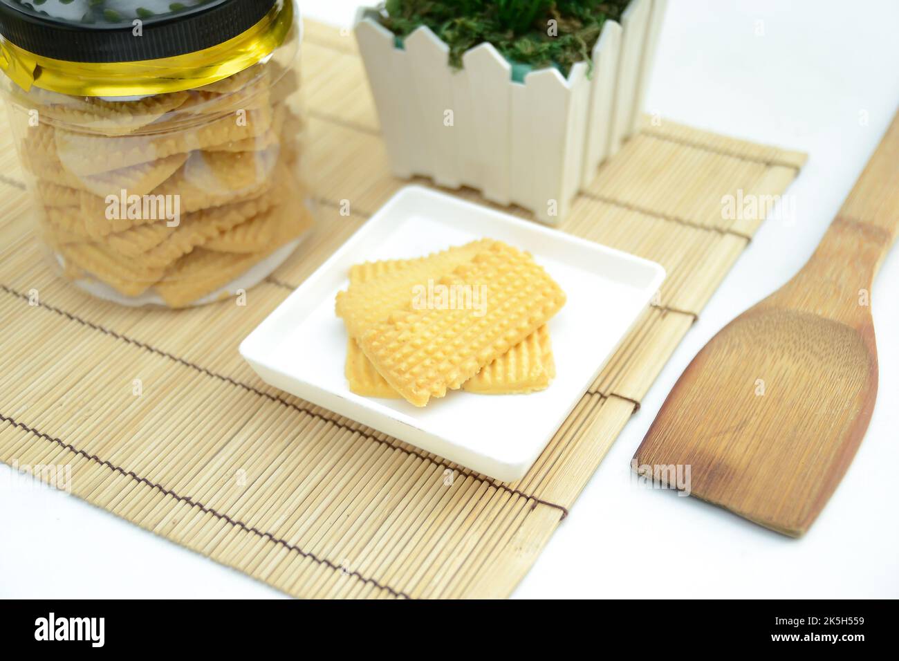 Traditional malay cookies for eid festive biskut samperit decoration ...