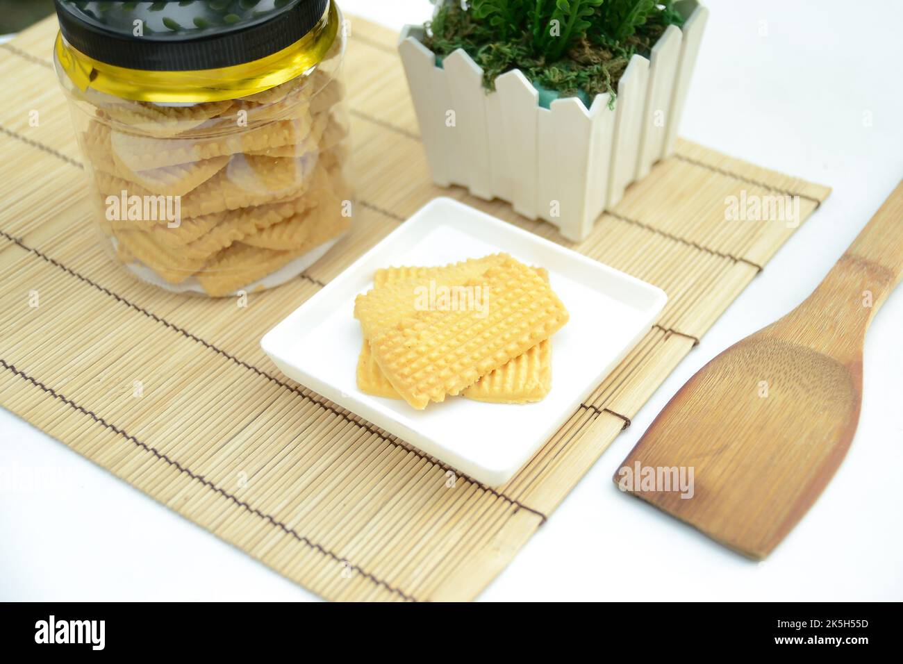 Traditional malay cookies for eid festive biskut samperit decoration ...