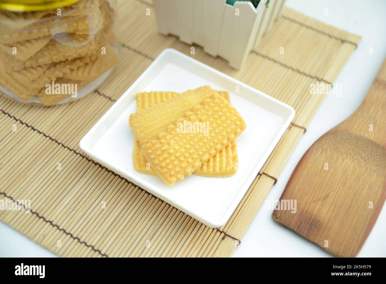 Traditional malay cookies for eid festive biskut samperit decoration ...