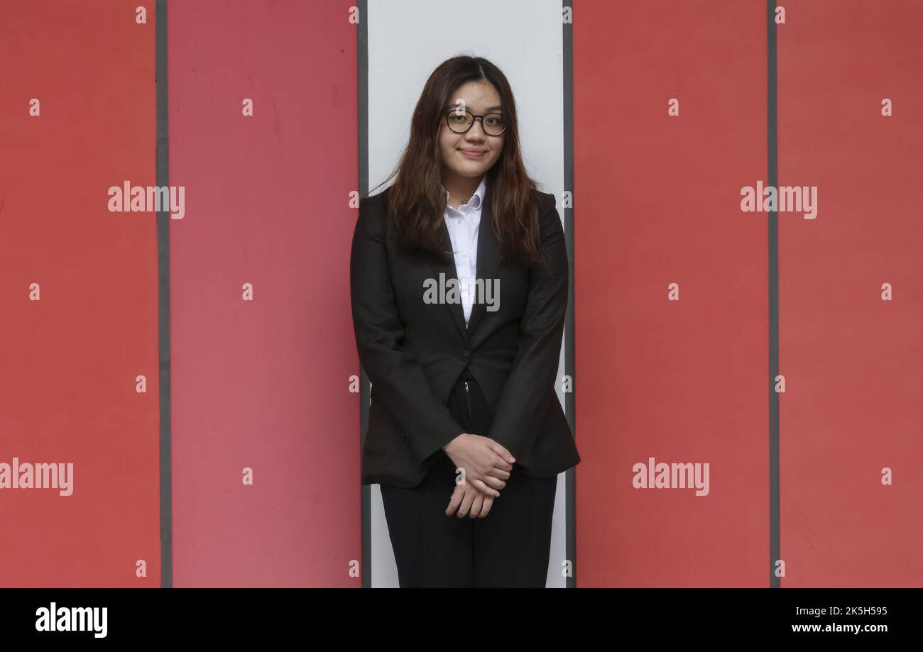 Mental Health Notebook founder Katelyn Au Yeung, at Mount Kellet School ...