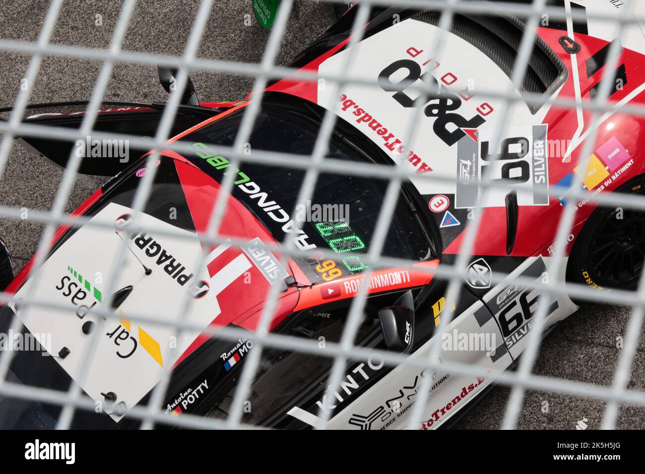 1 October 2022 - aerial view of car in pit lane at Festival of Speed ...