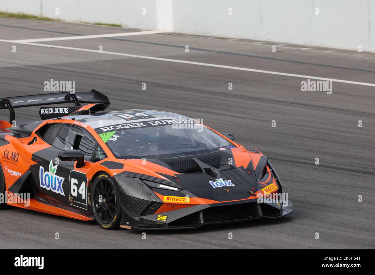 1 October 2022 Lamborghini Huracán Super Trofeo Evo competing in Super ...