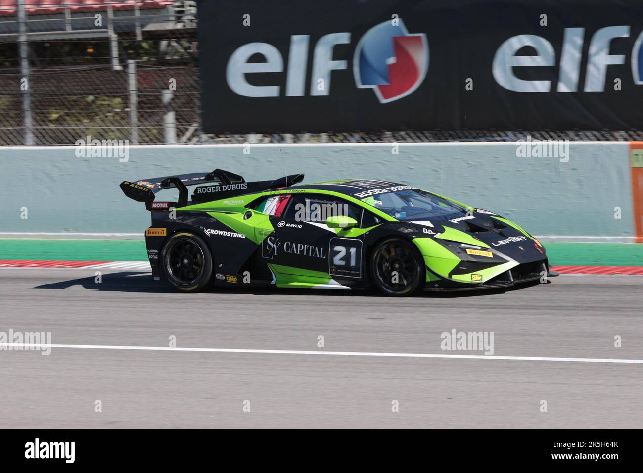 1 October 2022 Lamborghini Huracán Super Trofeo Evo competing in Super ...