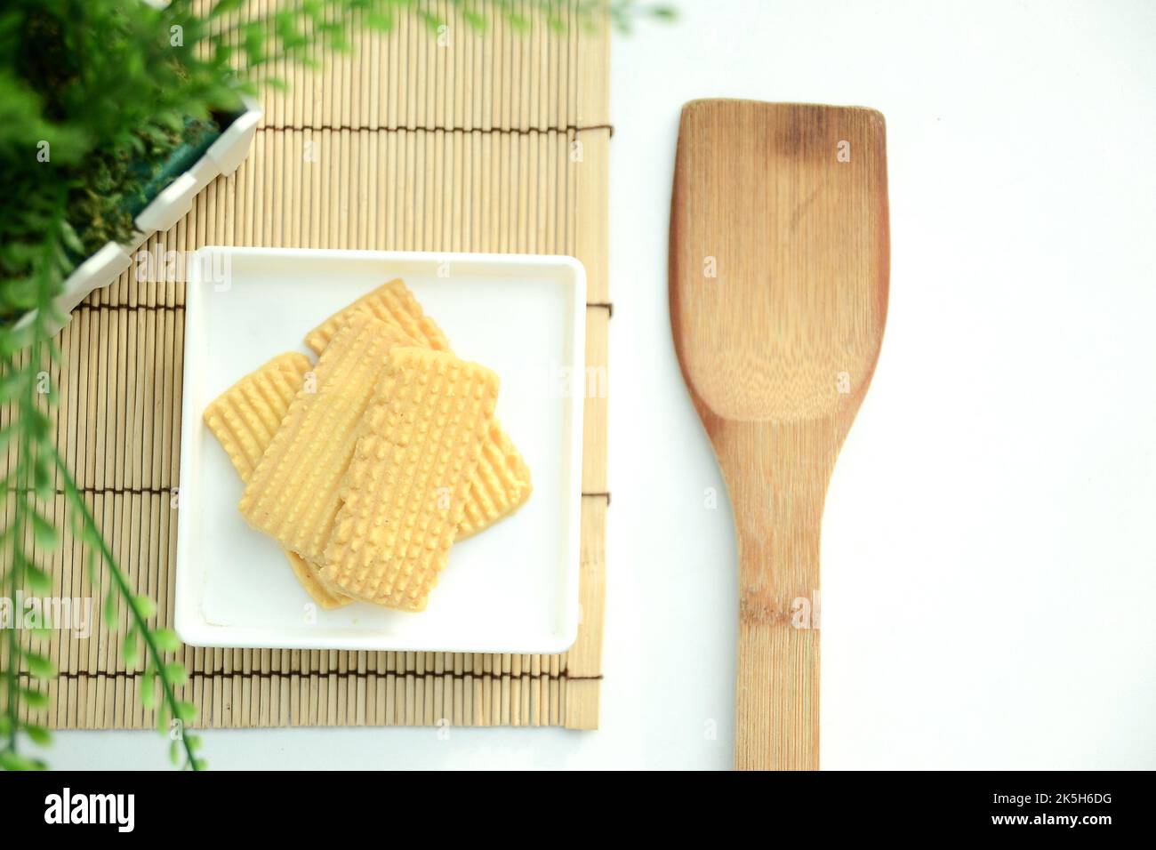 Fresh home made Samprit Cookies. Famous delicacy on Hari Raya ...
